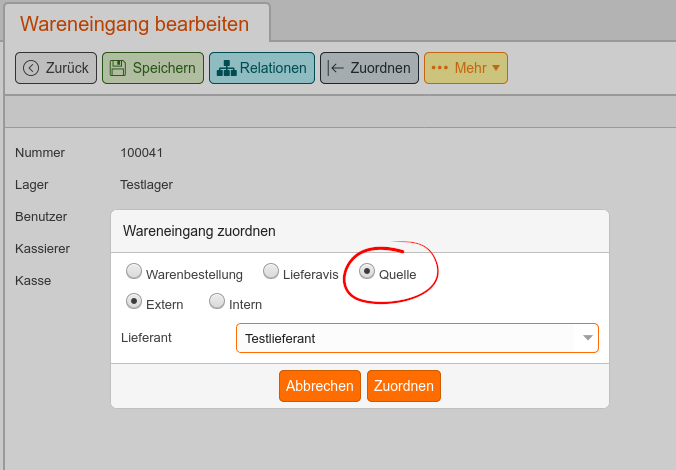 Wareneingänge erstellen » Handbuch | KORONA.pos